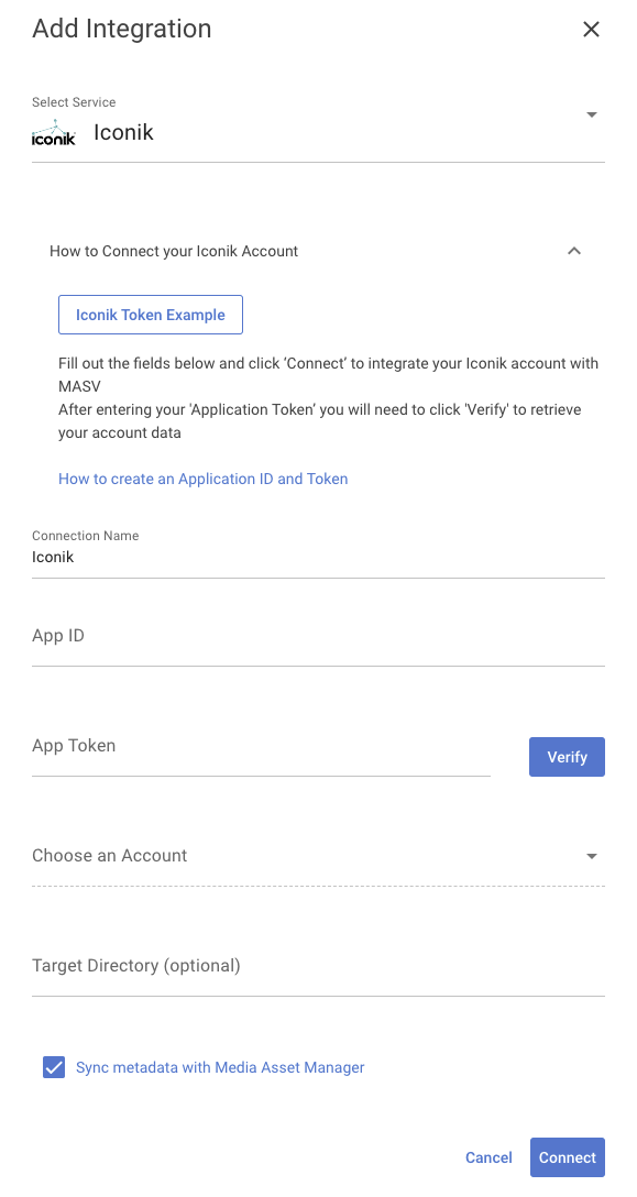 How to connect MASV with your Iconik MAM