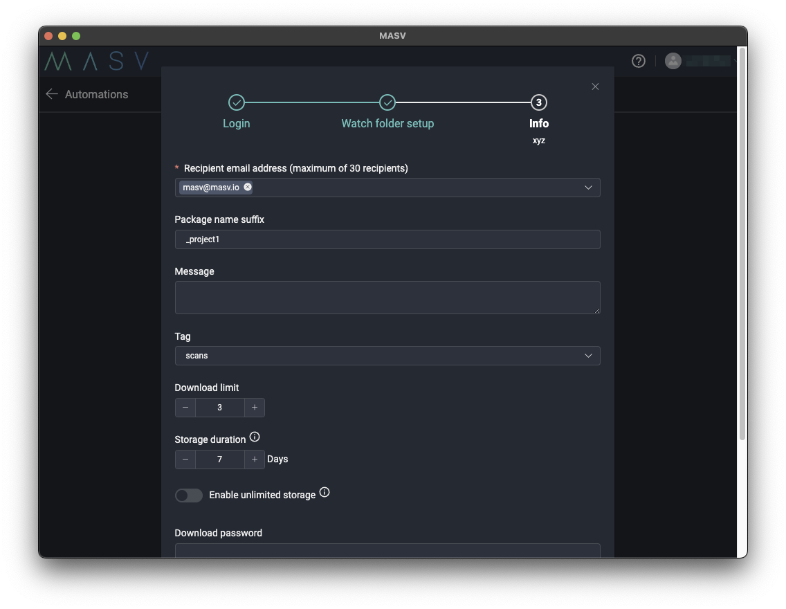 How to automate file transfers with MASV