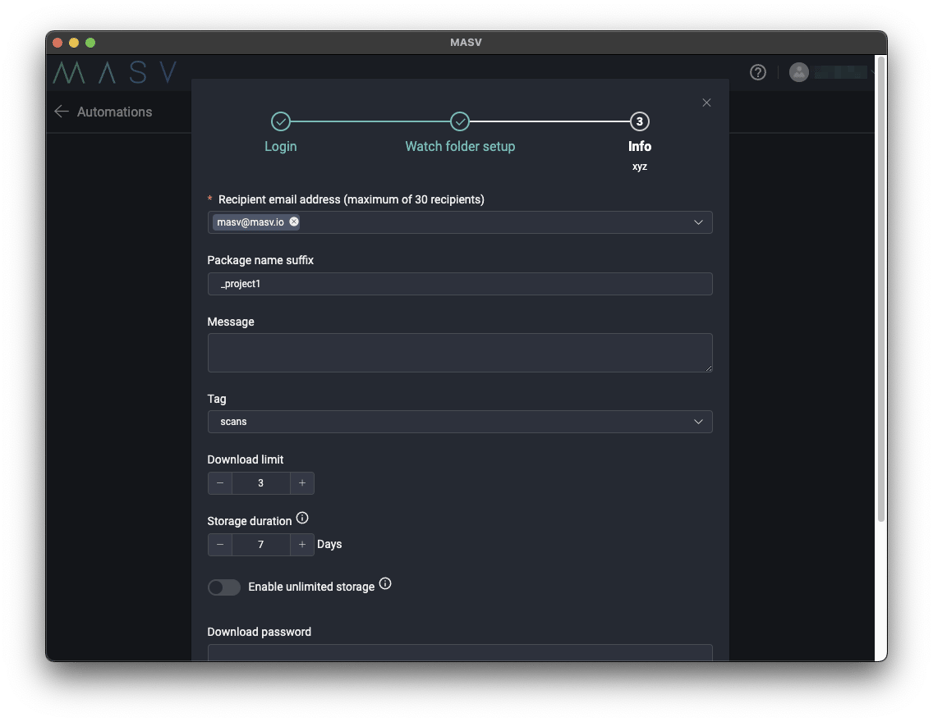 How to automate file transfers with MASV