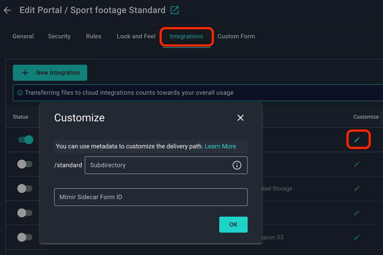 How to use a MASV Portal to send files to integrations