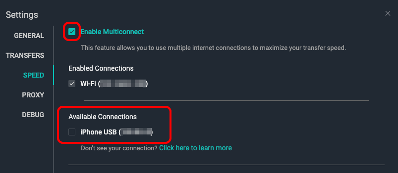 How to use Multiconnect channel bonding